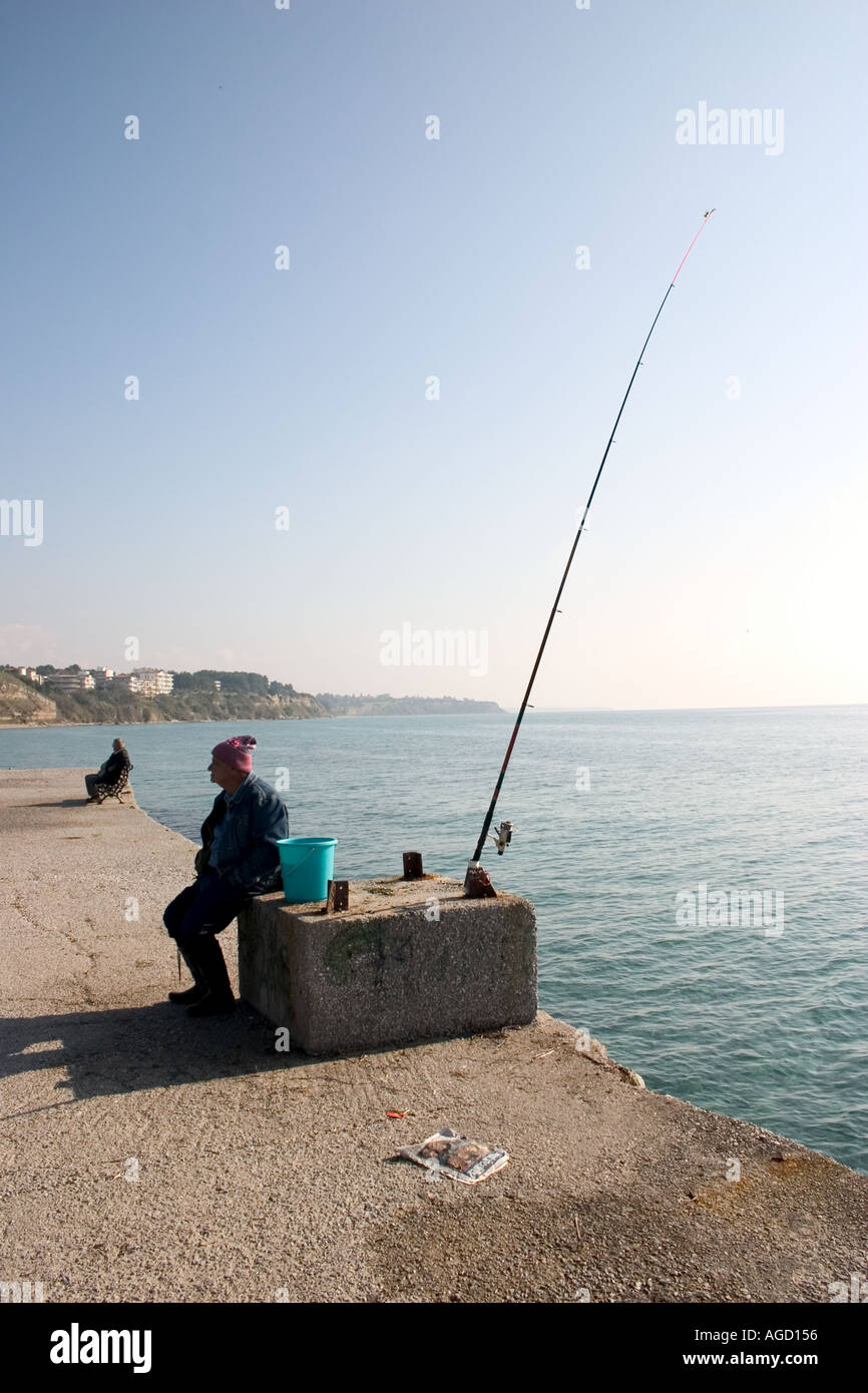 Fisherman beach thessaloniki greece hi-res stock photography and images ...