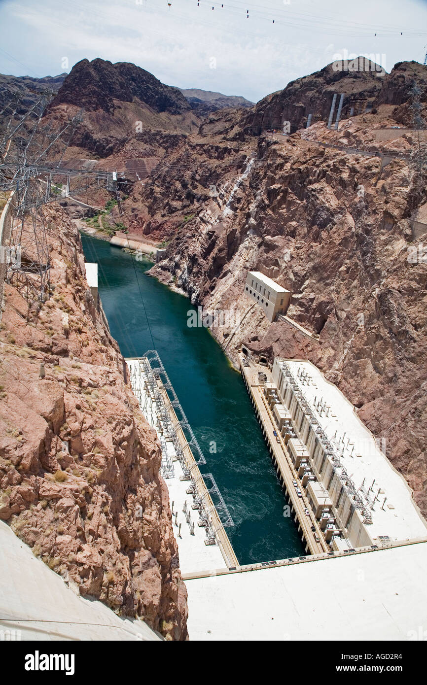 Colorado River Below Hoover Dam Stock Photo - Alamy