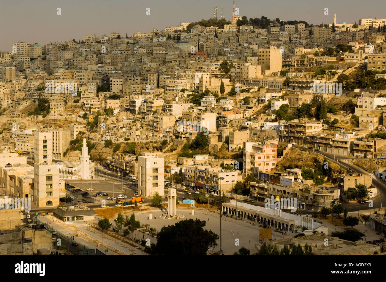 View over Amman, Jordan Stock Photo - Alamy