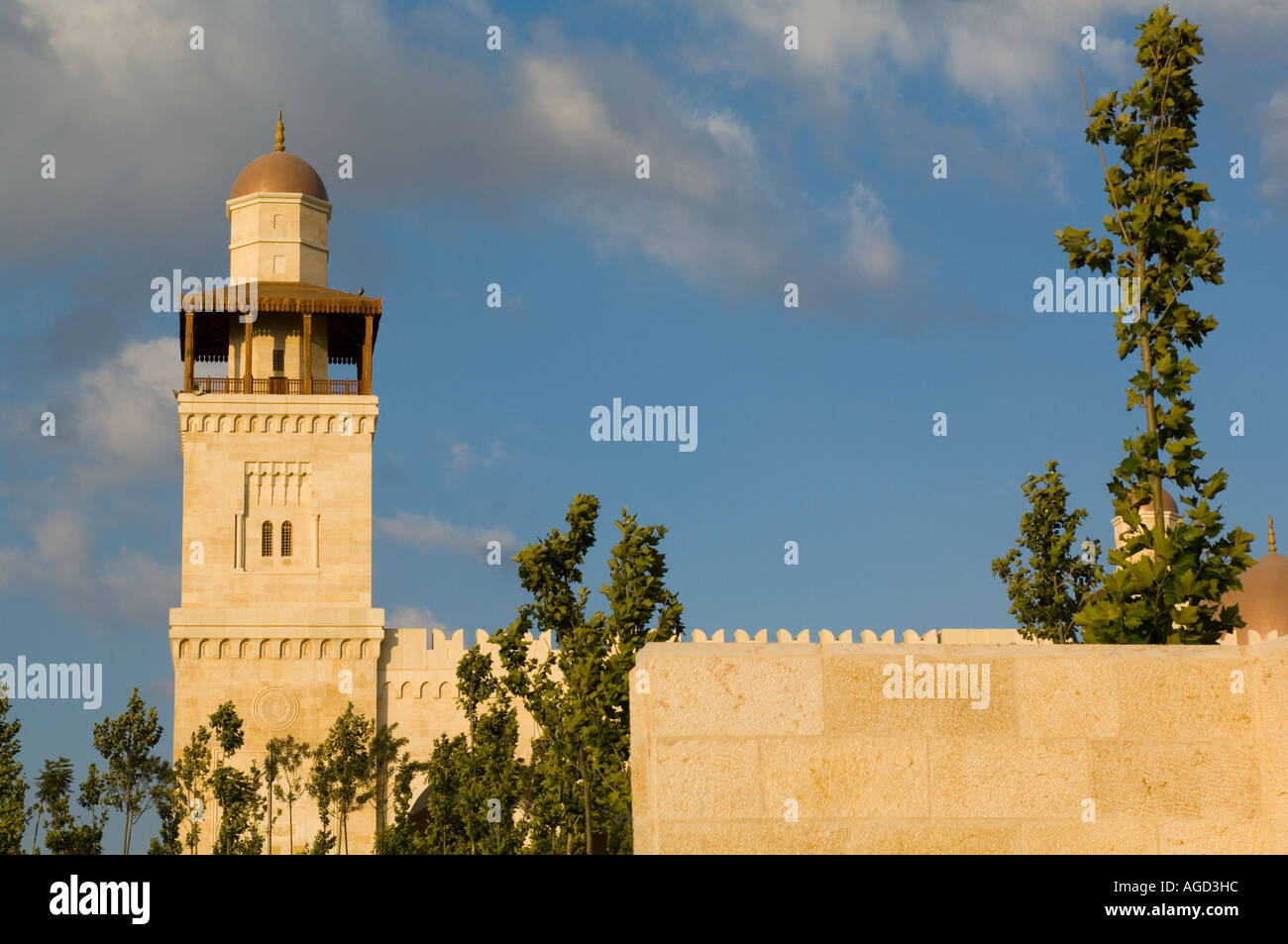 The King Hussein Mosque in Amman, Jordan Stock Photo - Alamy
