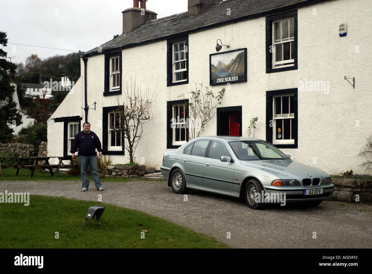 The Screes Inn Nether Wasdale Lake District Stock Photo - Alamy