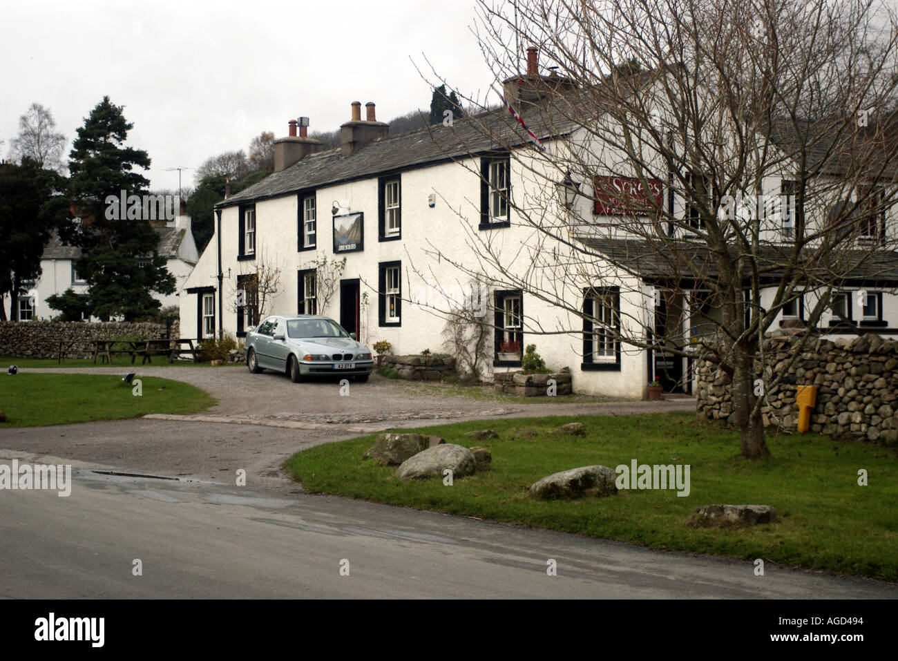 The Screes Inn Nether Wasdale Lake District Stock Photo - Alamy