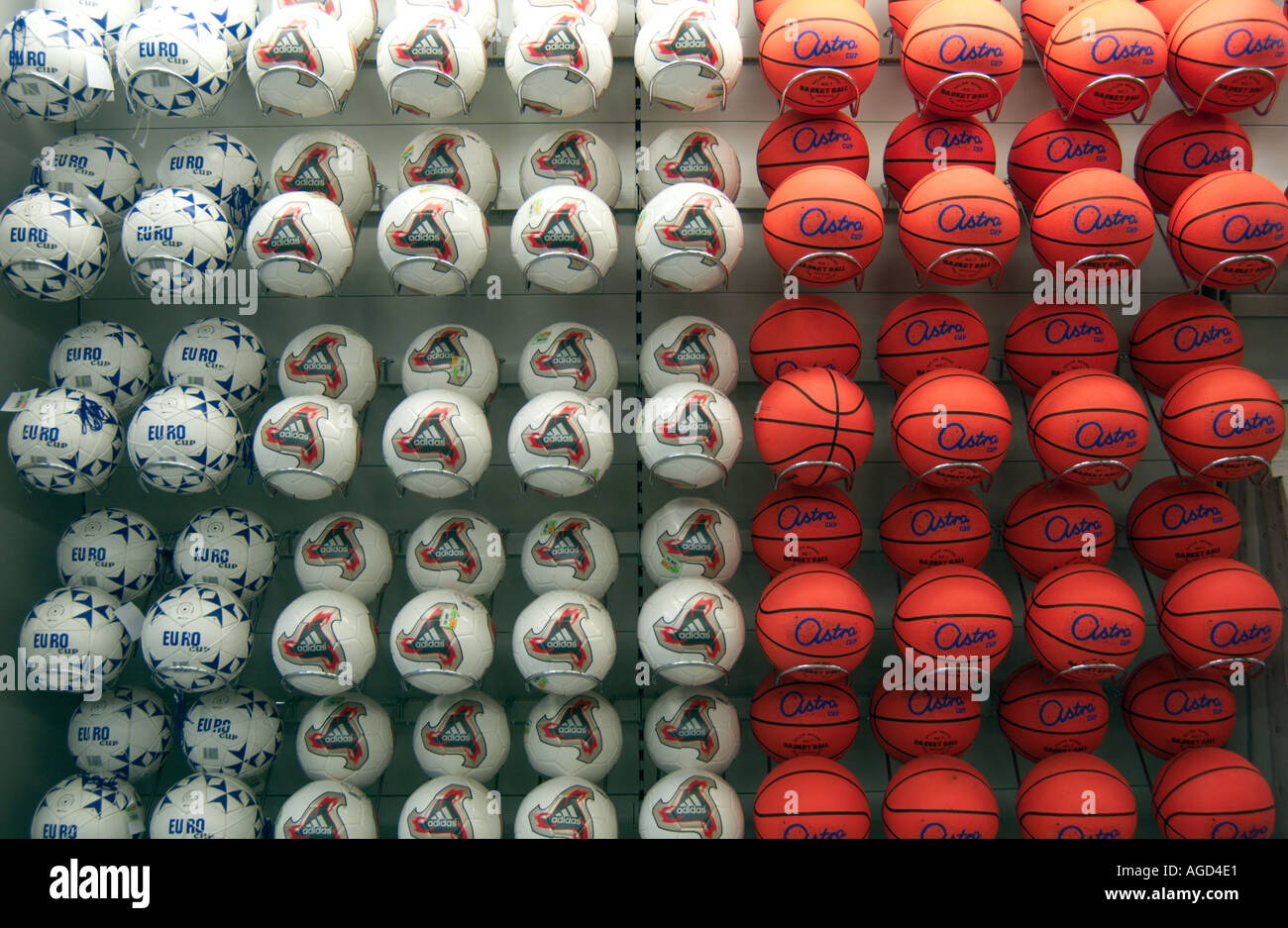 Balls on sale in Metro Supermarket in Germany Stock Photo - Alamy