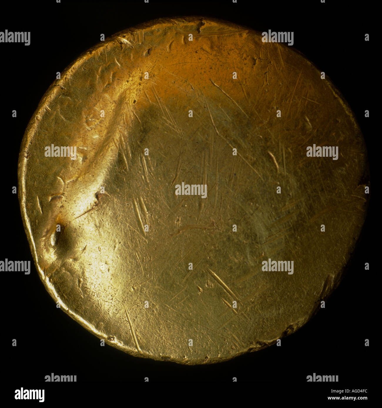 Celtic gold stater type E reverse Stock Photo - Alamy