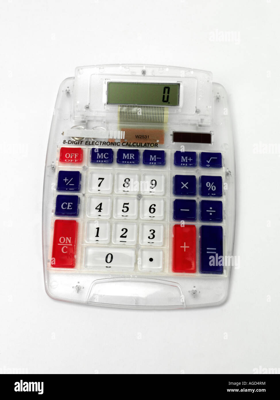 Electronic Solar Calculator Stock Photo - Alamy