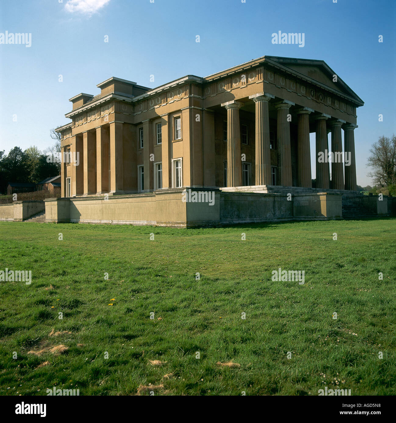 Northington Grange now only a shell is a neo classical country house ...