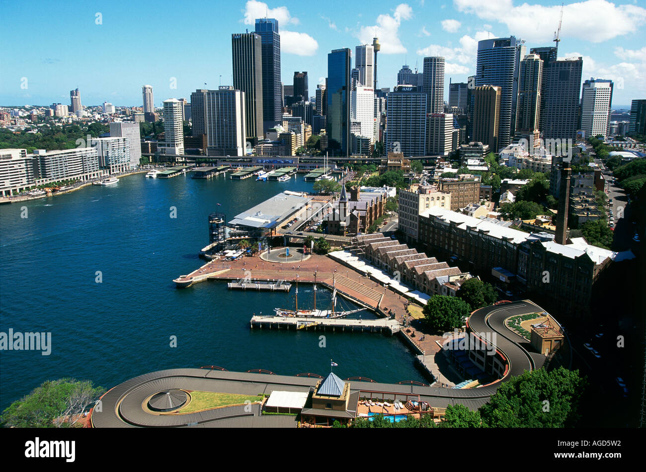 The View From Sydney Harbour Bridge High Resolution Stock Photography ...