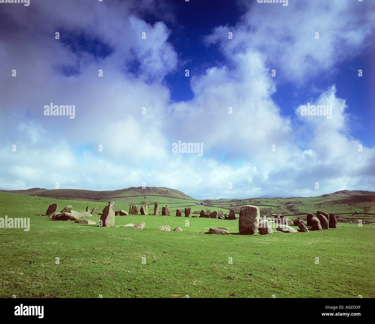 Stone circle at Swinside Stock Photo - Alamy
