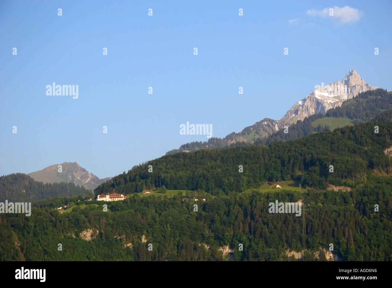 Alpine scene near Weesen, Switzerland Stock Photo - Alamy