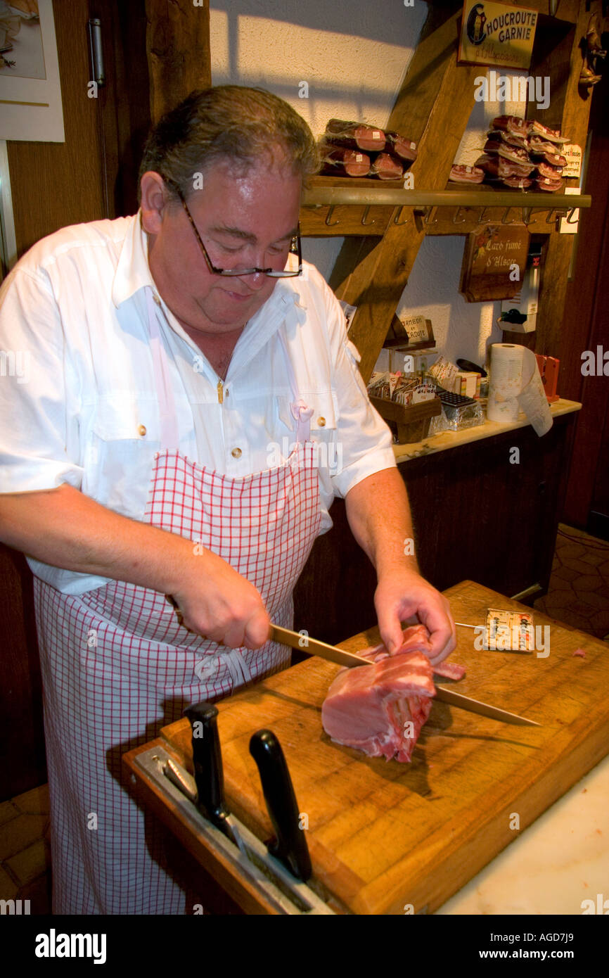 French butcher hi-res stock photography and images - Alamy