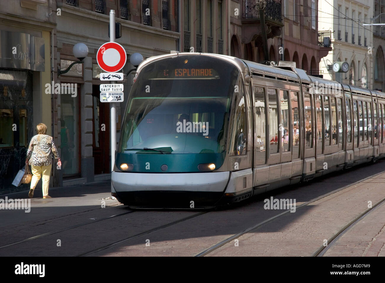 A modern street car in Strasbourg, France Stock Photo - Alamy