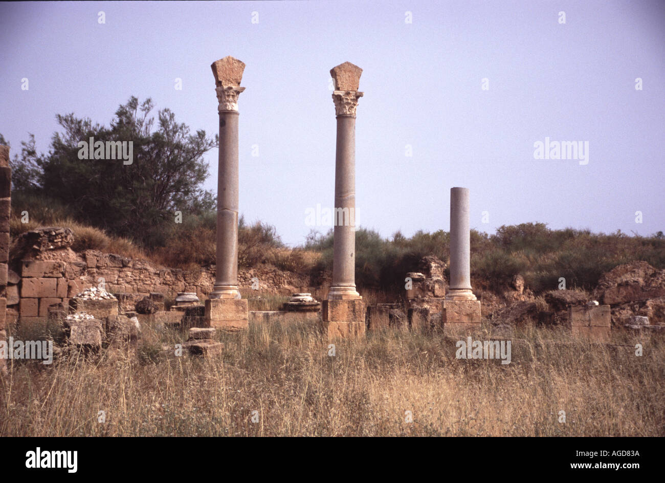 Libya Libyen Leptis Magna archaeological site historical place monument ...