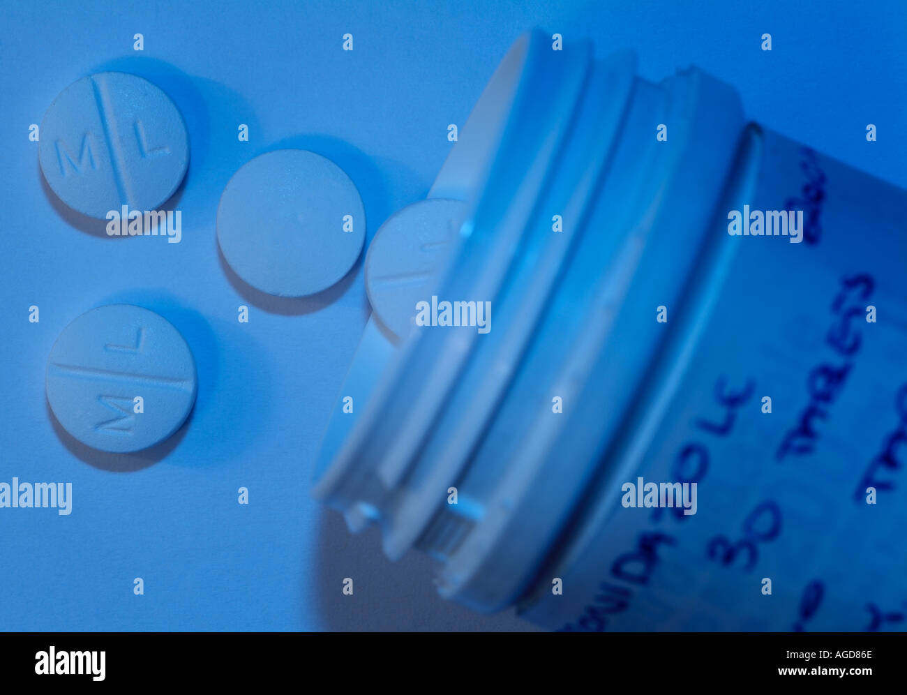 Container of Prescription Tablets Stock Photo - Alamy