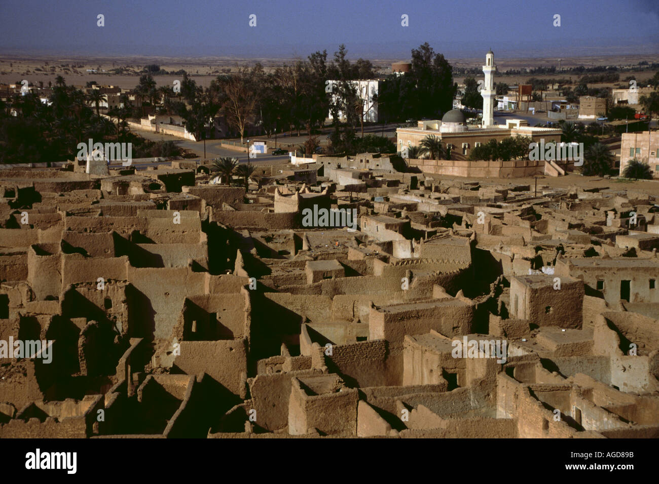 Libyen Ghat Altstadt von Ghat Medina Lehmbauten Libya city of Ghat ...