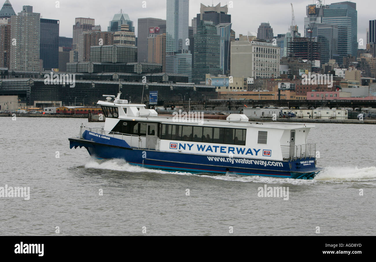 NY waterway ferry Douglas B Gurian from new jersey to new york city on ...