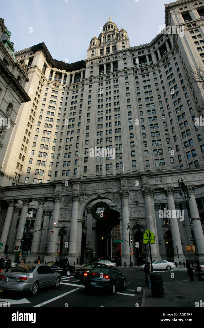 municipal building centre street new york city new york USA Stock Photo ...