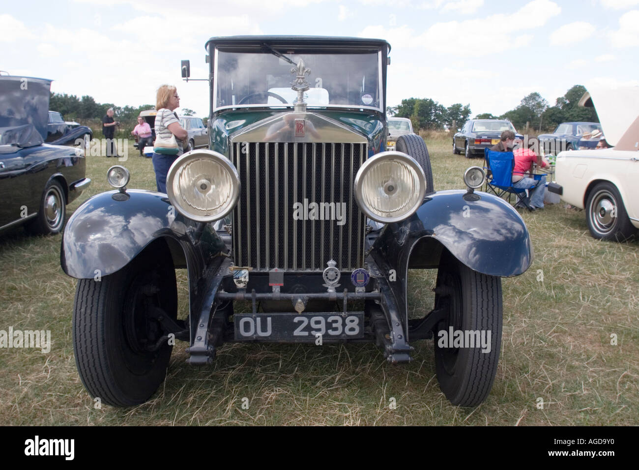 Vintage Rolls Royce car at RR Car show Stock Photo - Alamy