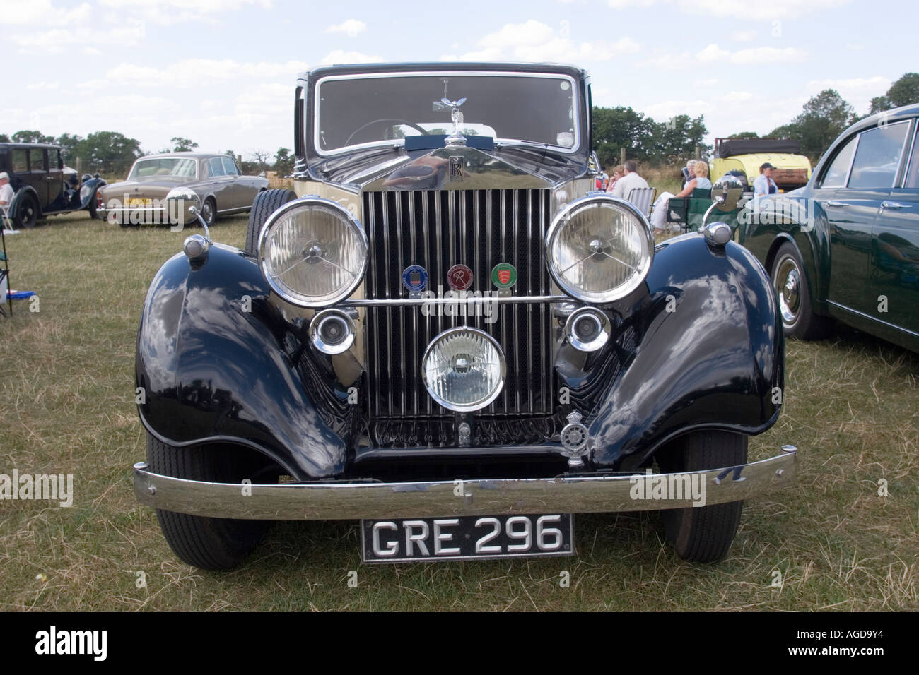 Vintage Rolls Royce car at RR Car show Stock Photo - Alamy