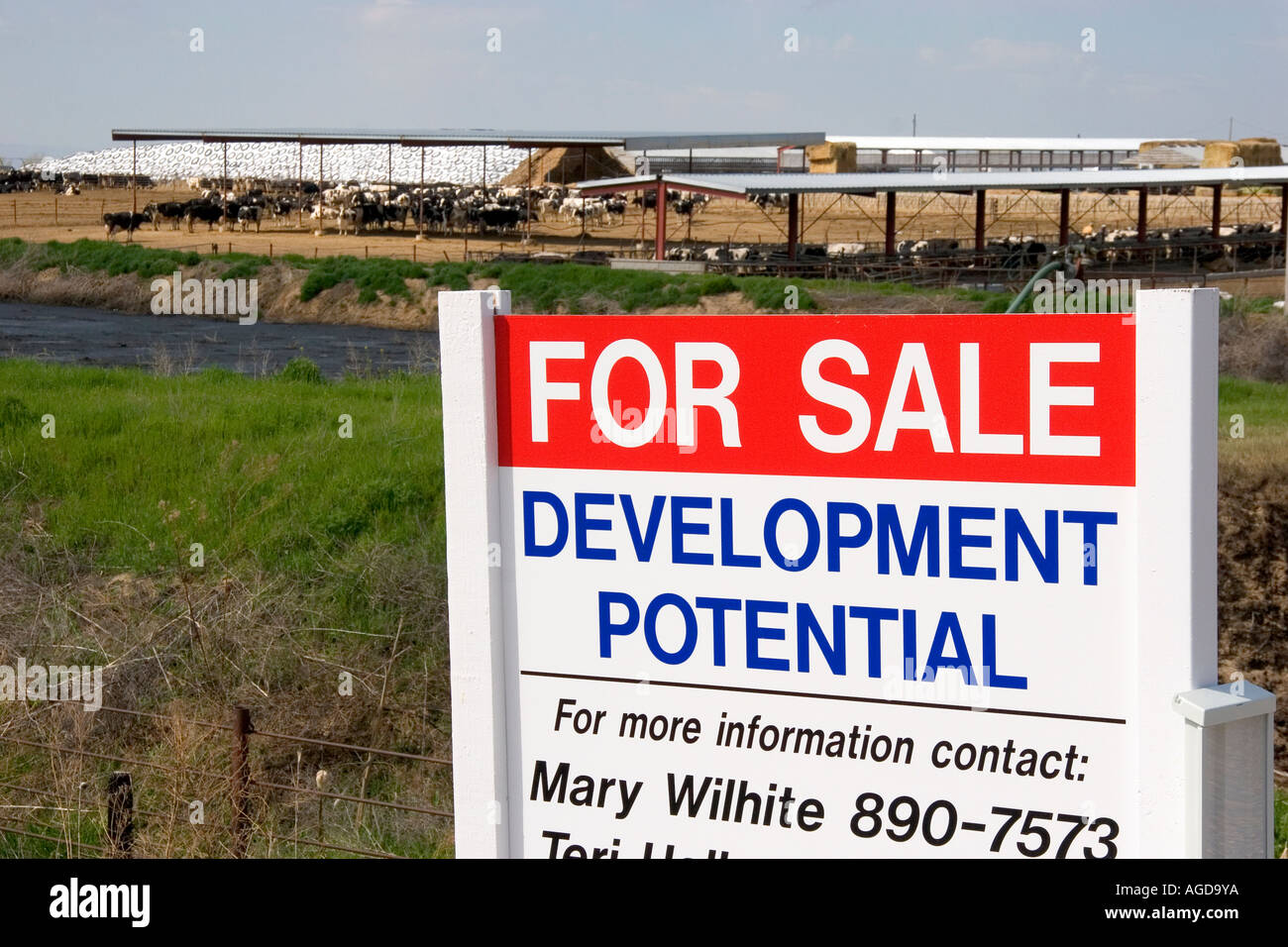 A dairy farm being sold for housing development in Canyon County, Idaho ...