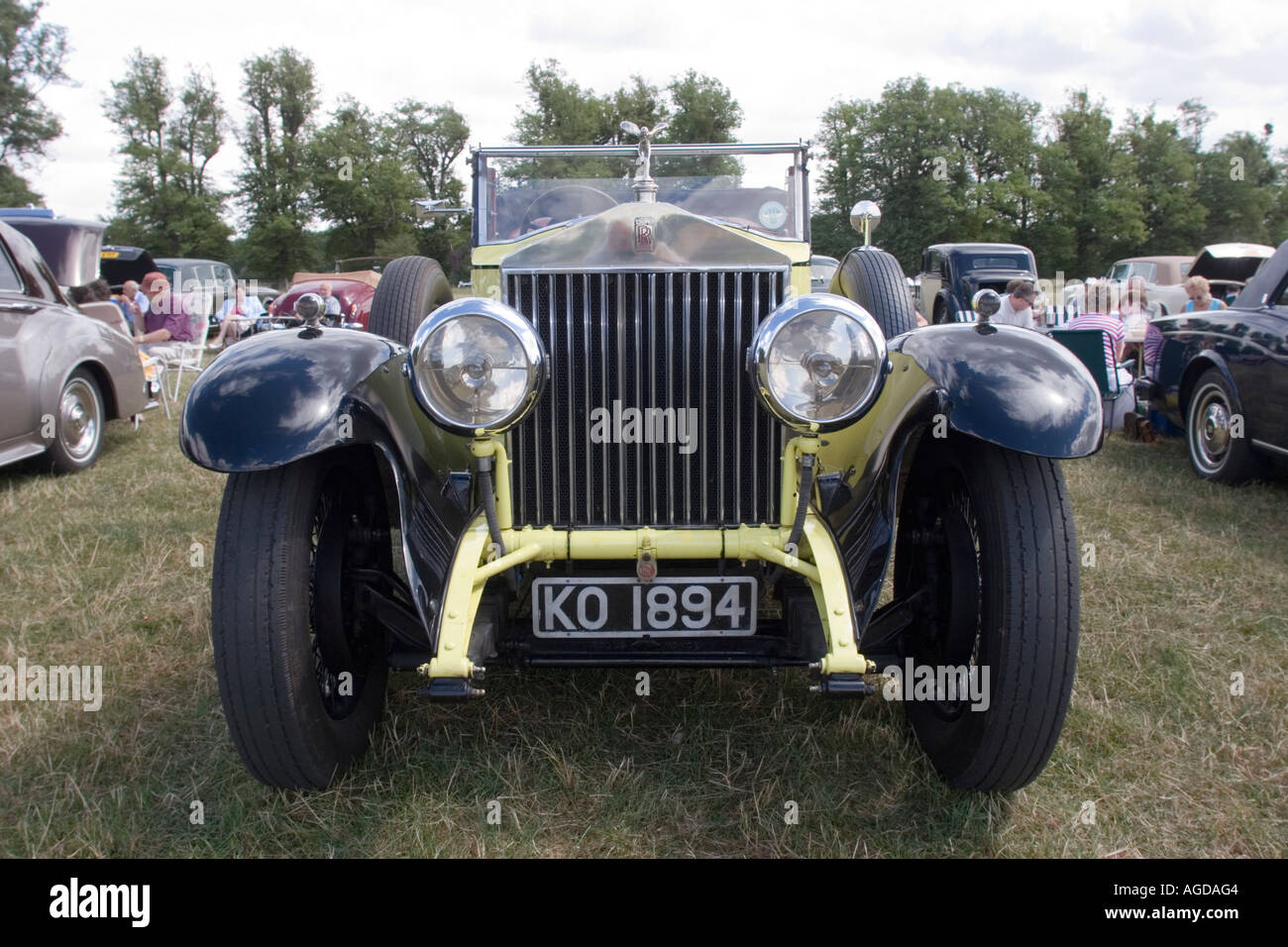 Vintage Rolls Royce car at RR Car show Stock Photo - Alamy