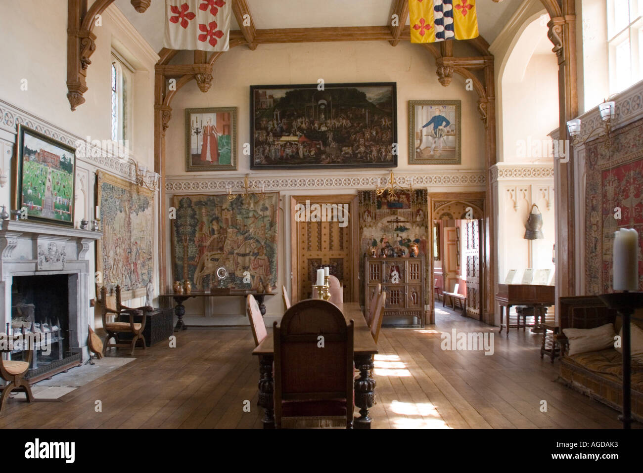 Interior of Kentwell Hall Long Melford Suffolk England UK Stock Photo ...