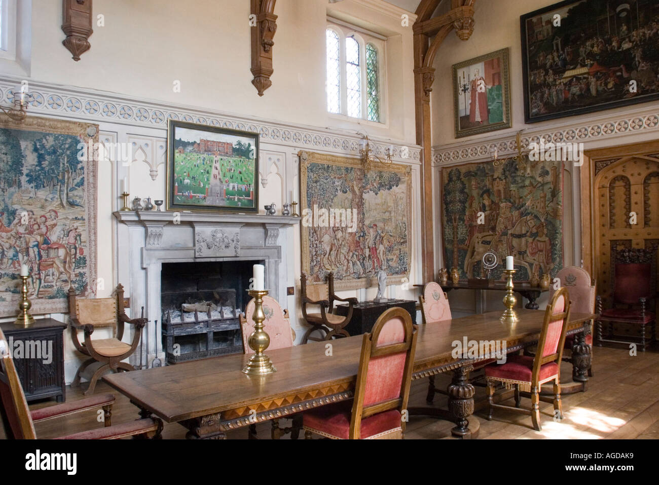 Interior of Kentwell Hall Long Melford Suffolk England UK Stock Photo ...