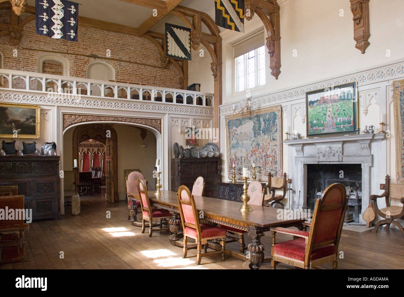Interior of Kentwell Hall Long Melford Suffolk England UK Stock Photo ...