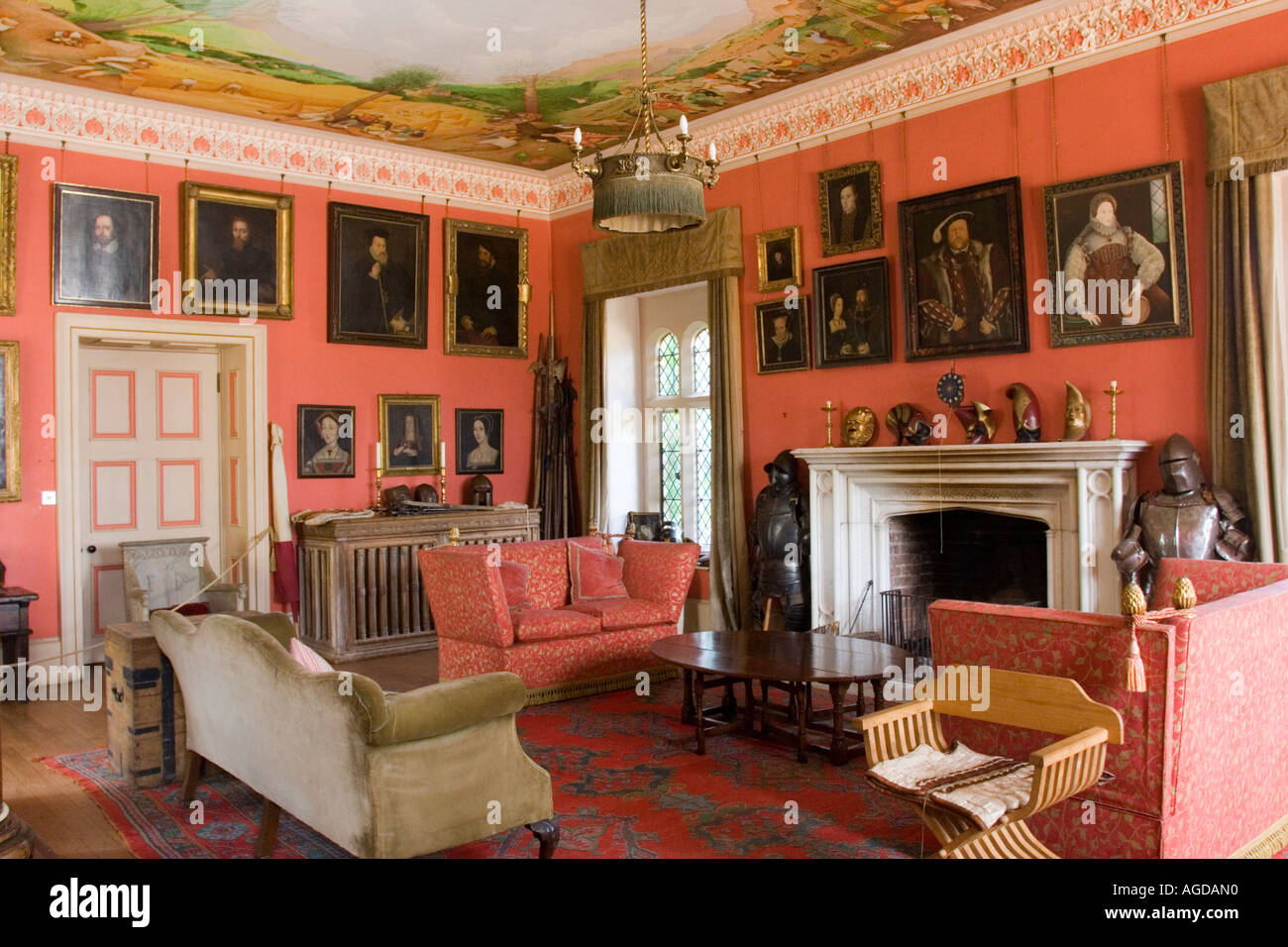 Interior of Kentwell Hall Long Melford Suffolk England UK Stock Photo ...