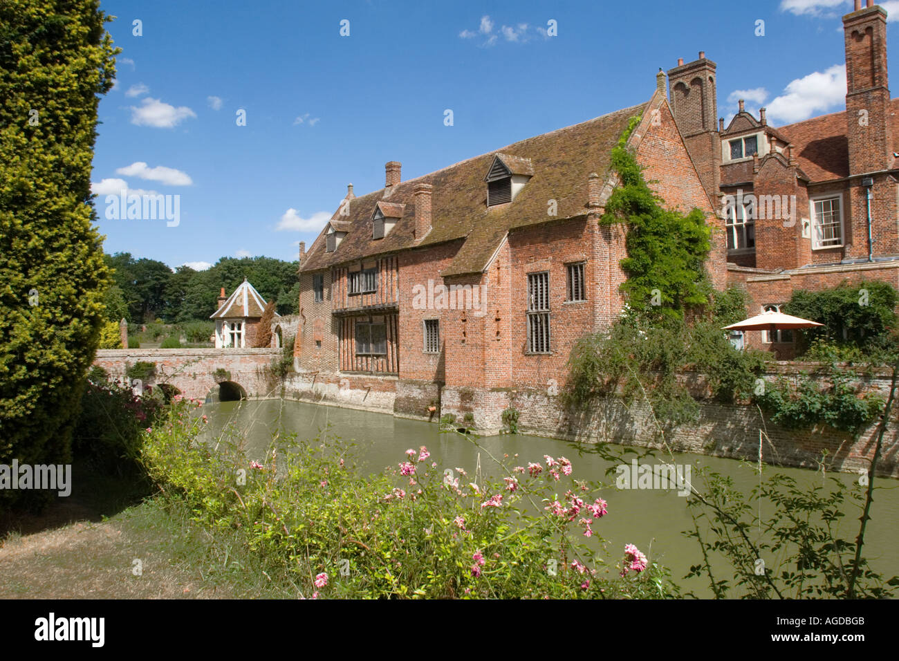 Exterior of Kentwell Hall Long Melford Suffolk England UK Stock Photo ...