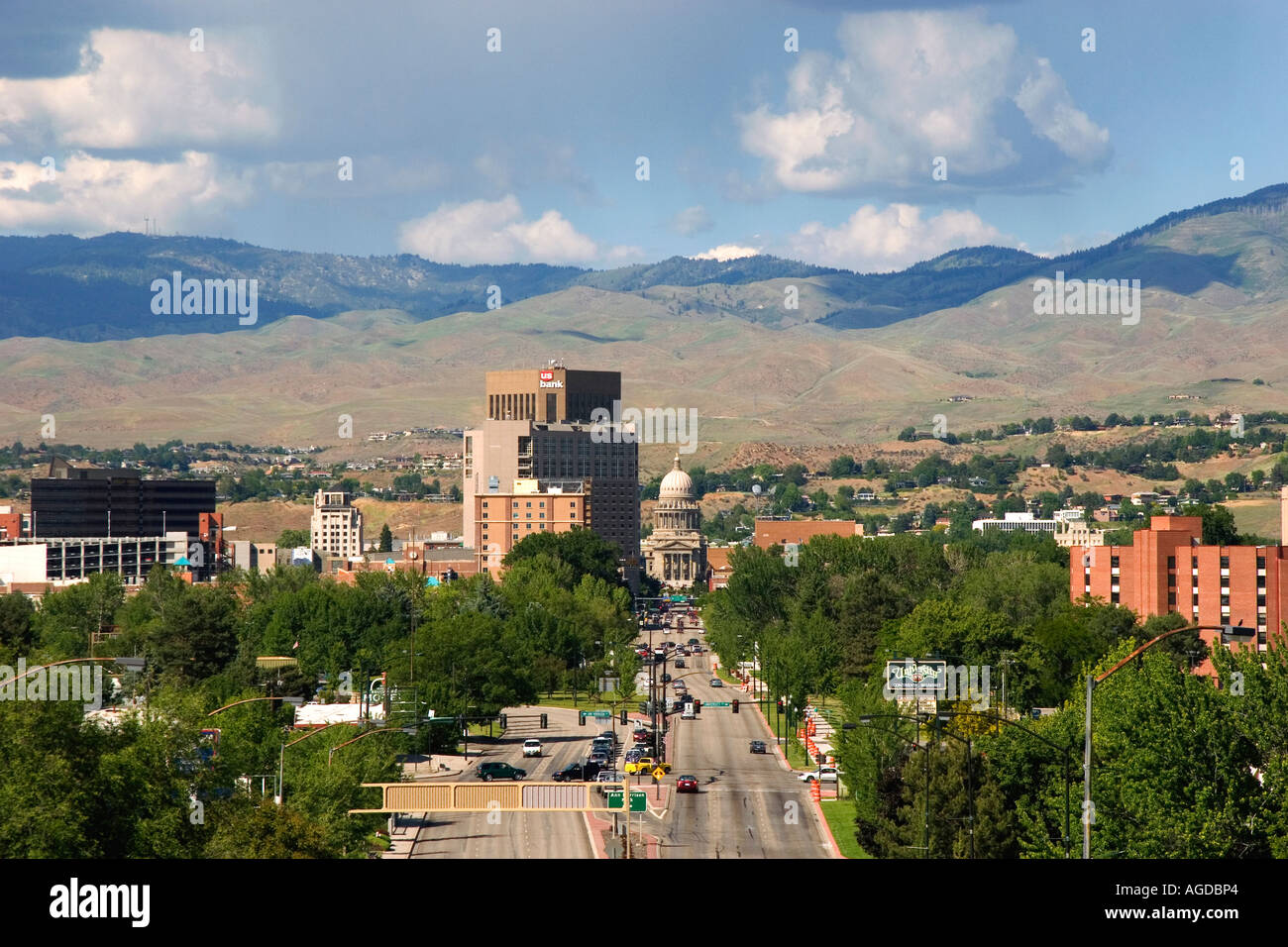 Cityscape of Boise, Idaho Stock Photo - Alamy