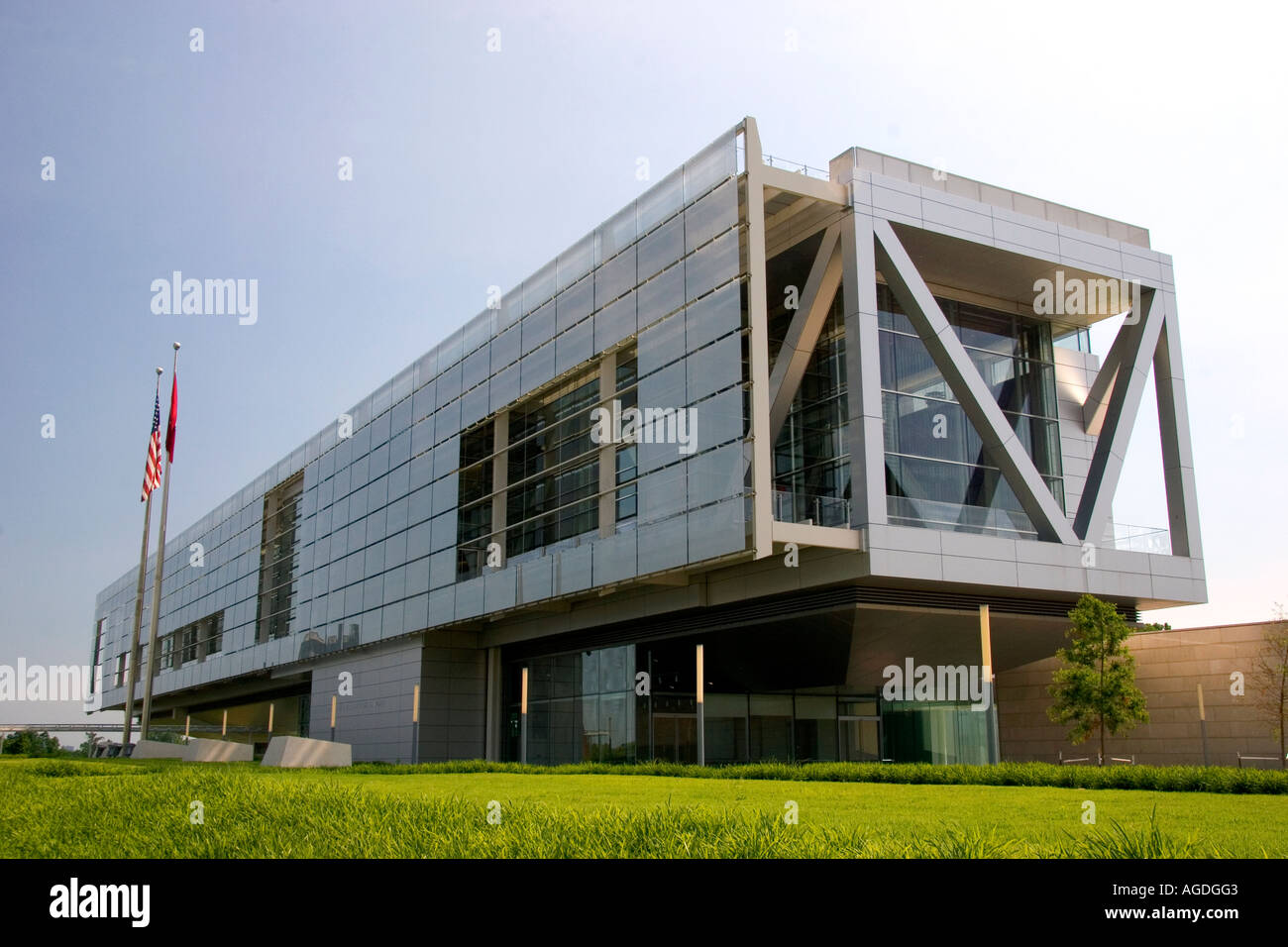 The William J. Clinton Presidential Library in Little Rock, Arkansas ...