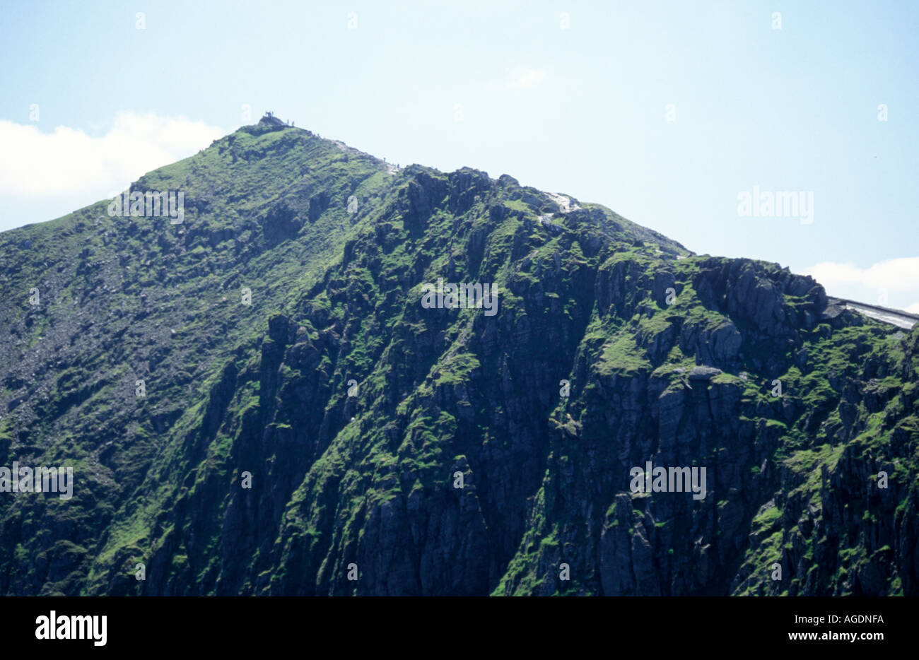 Mount Snowdon North Wales Stock Photo - Alamy