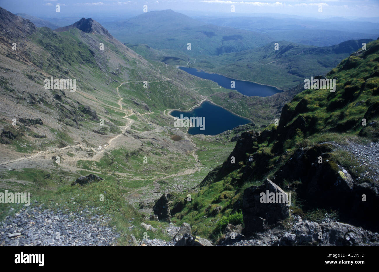 Mount Snowdon North Wales Stock Photo - Alamy