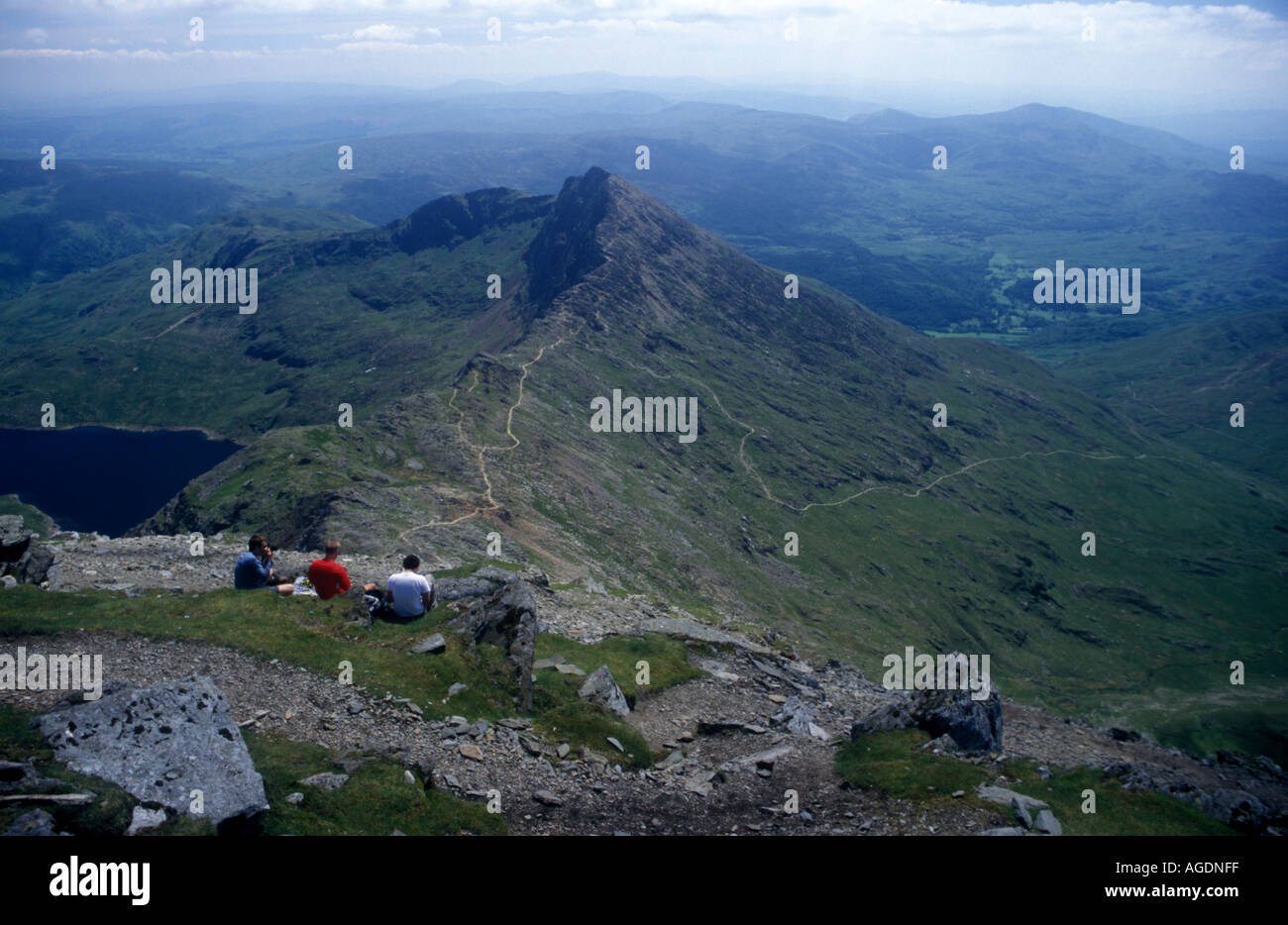Mount Snowdon North Wales Stock Photo - Alamy