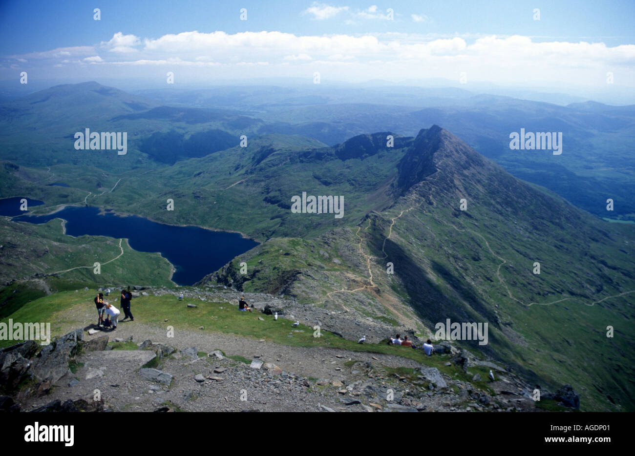 Mount Snowdon North Wales Stock Photo - Alamy