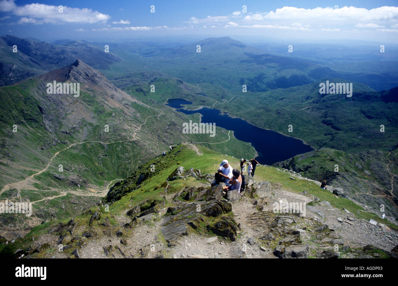 Mount Snowdon North Wales Stock Photo - Alamy