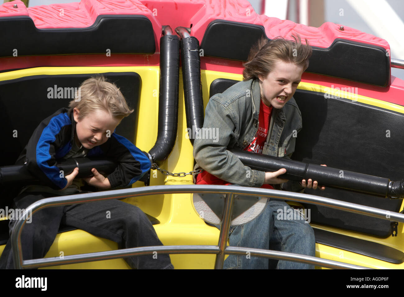 Roller Coaster Ride Stock Photo - Alamy