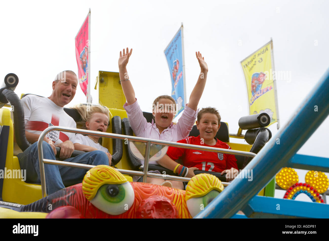 Roller Coaster Ride Stock Photo - Alamy