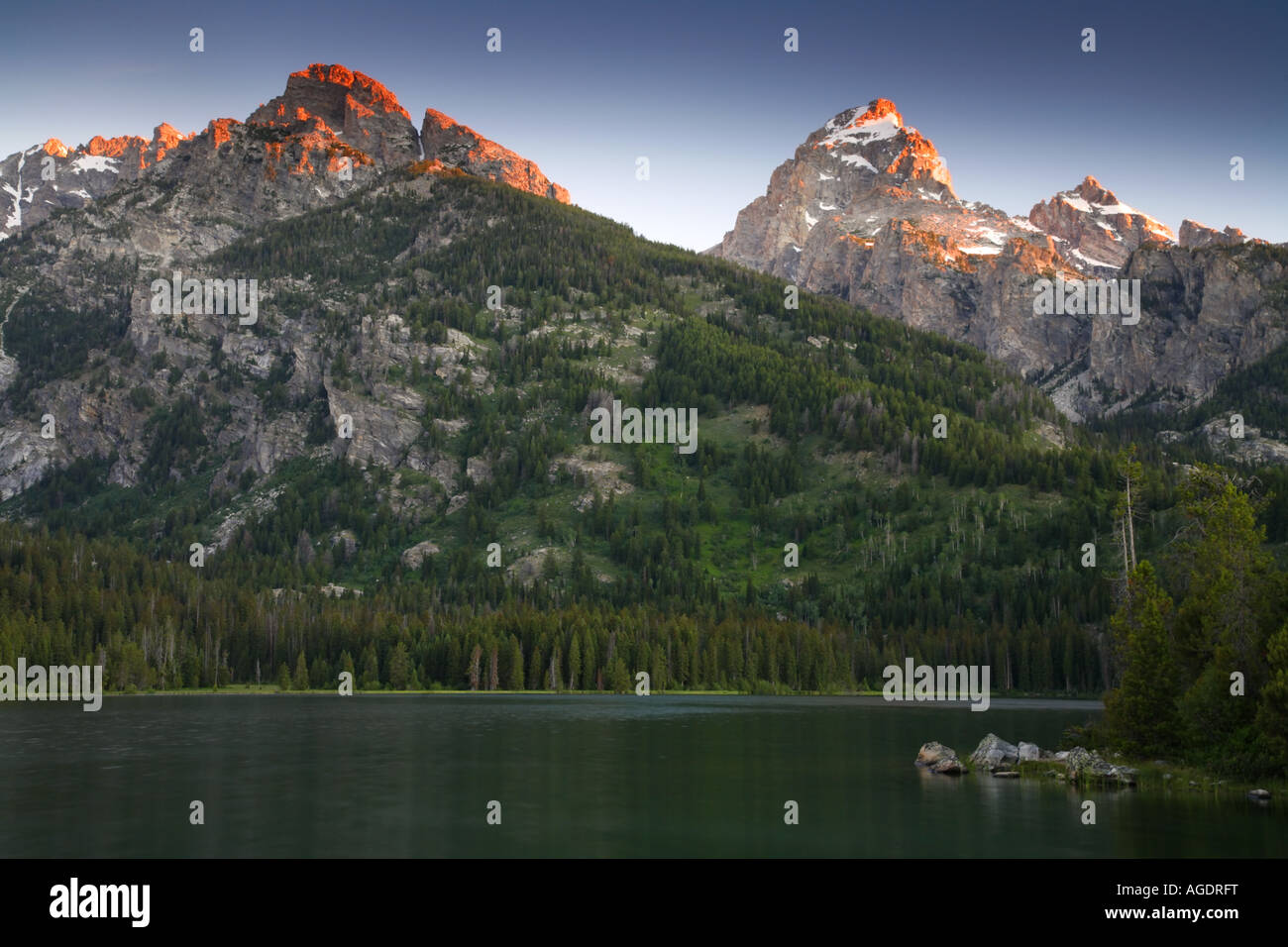 Taggart Lake Grand Teton National Park Wyoming Stock Photo - Alamy
