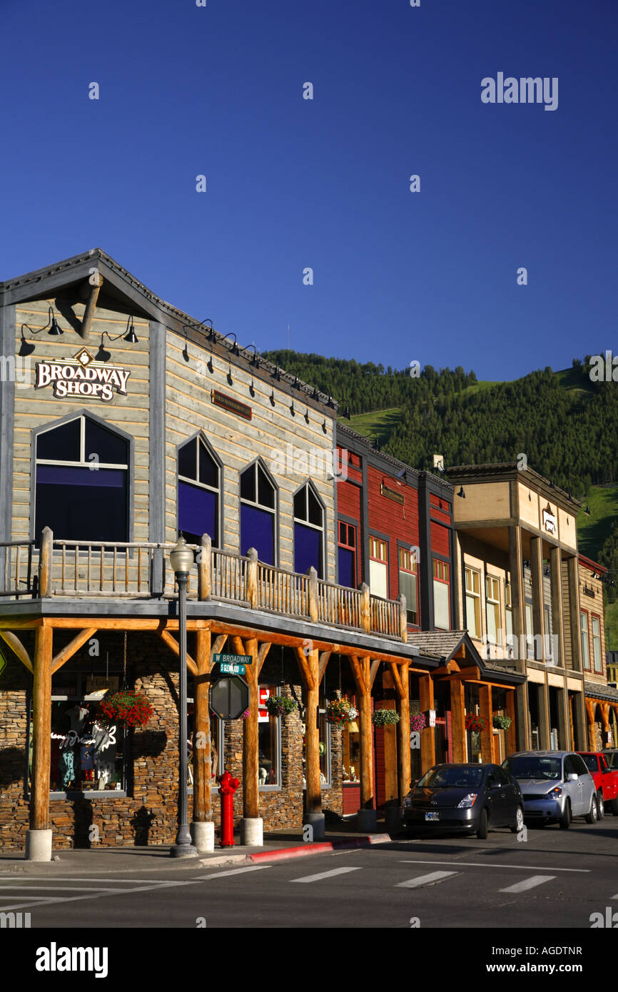 Jackson wyoming downtown hi-res stock photography and images - Alamy