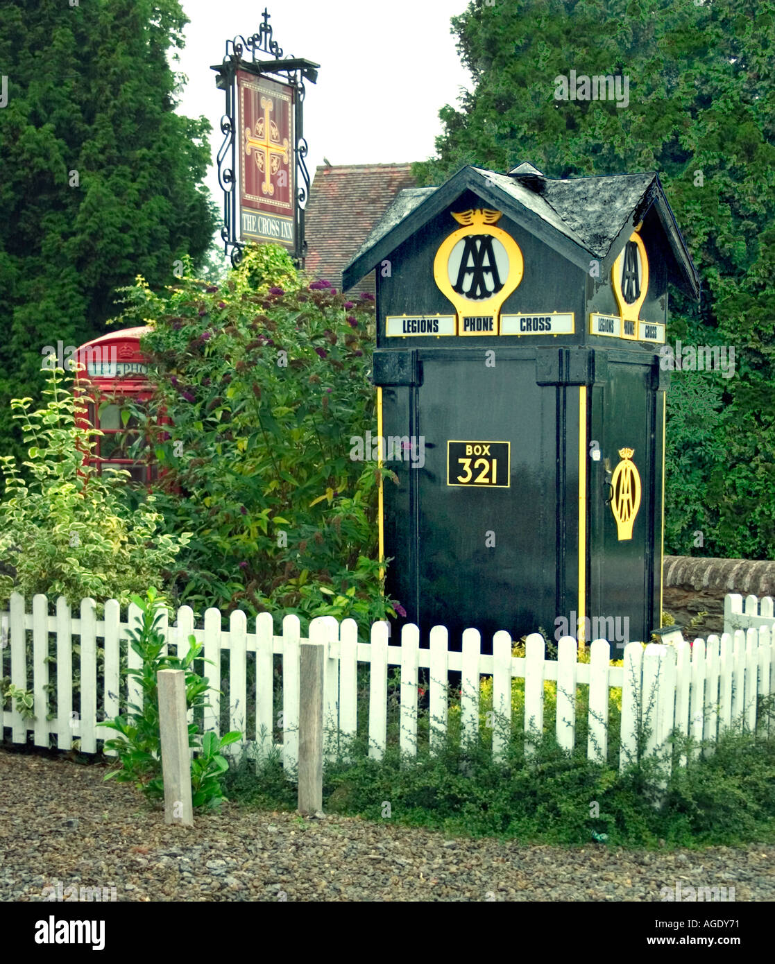 Oldest AA Telephone Box Stock Photo - Alamy