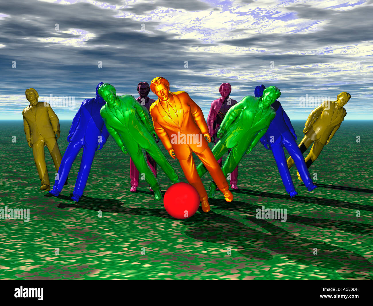 Skittles game hi-res stock photography and images - Alamy