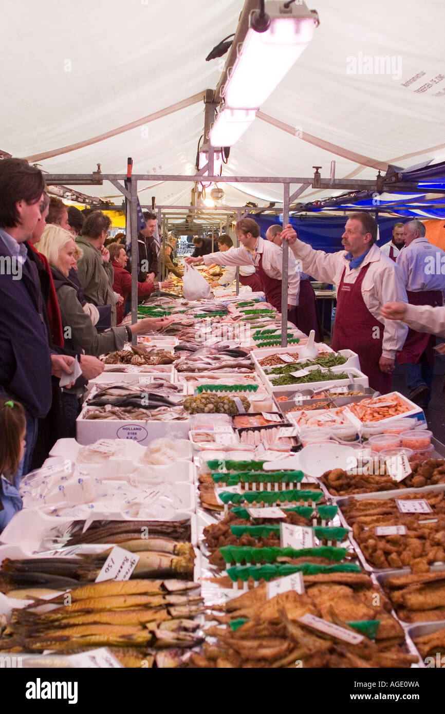 Seafood Stall Market Rotterdam Netherlands Stock Photo - Alamy