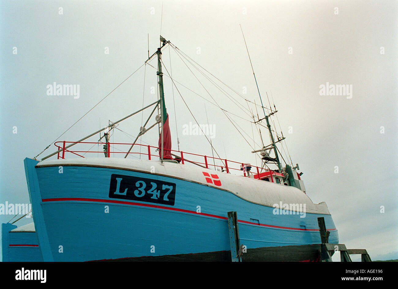 Fishing boat Thorsminde Denmark Stock Photo - Alamy