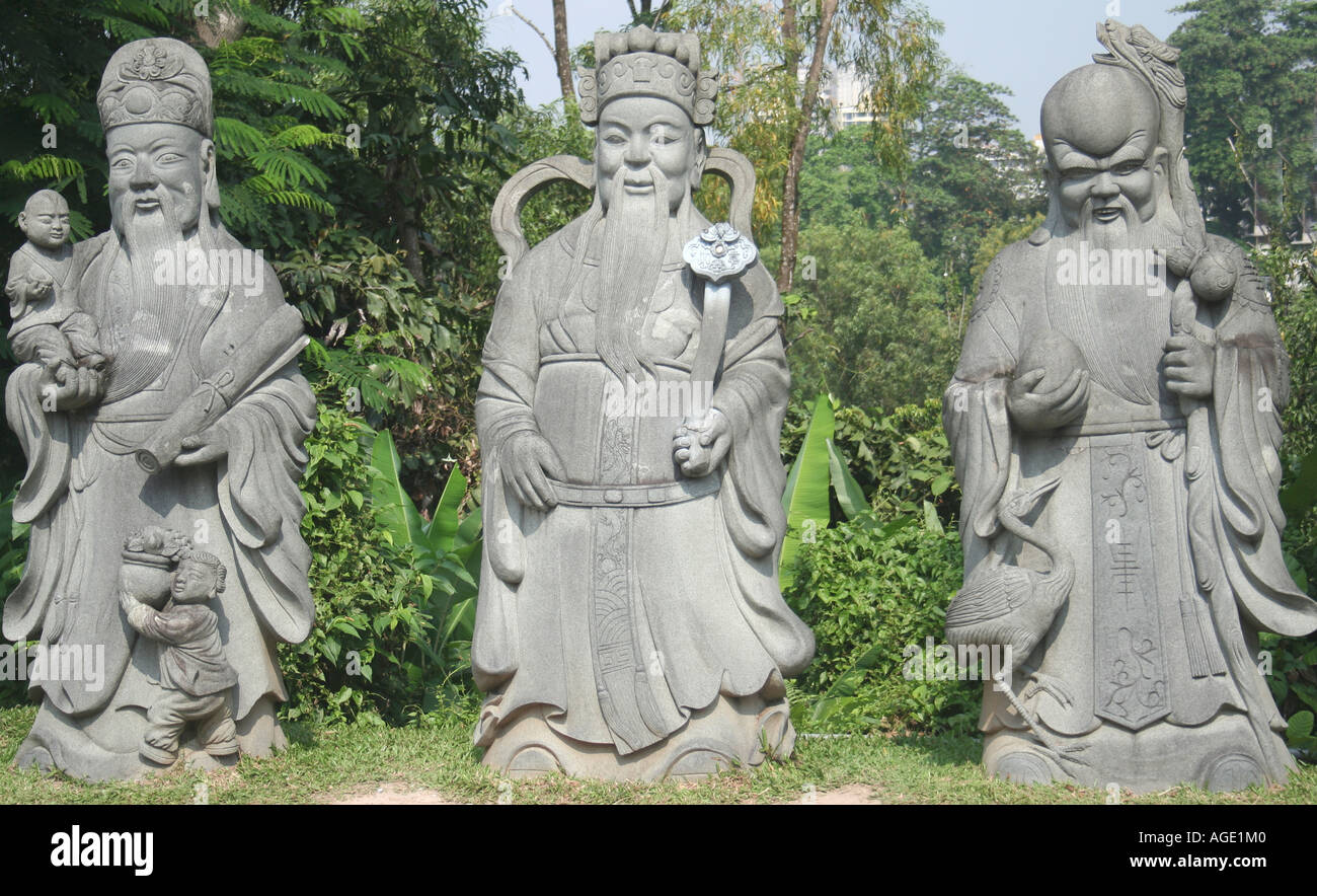 Statue of wealth,prosperity and longevity Stock Photo - Alamy