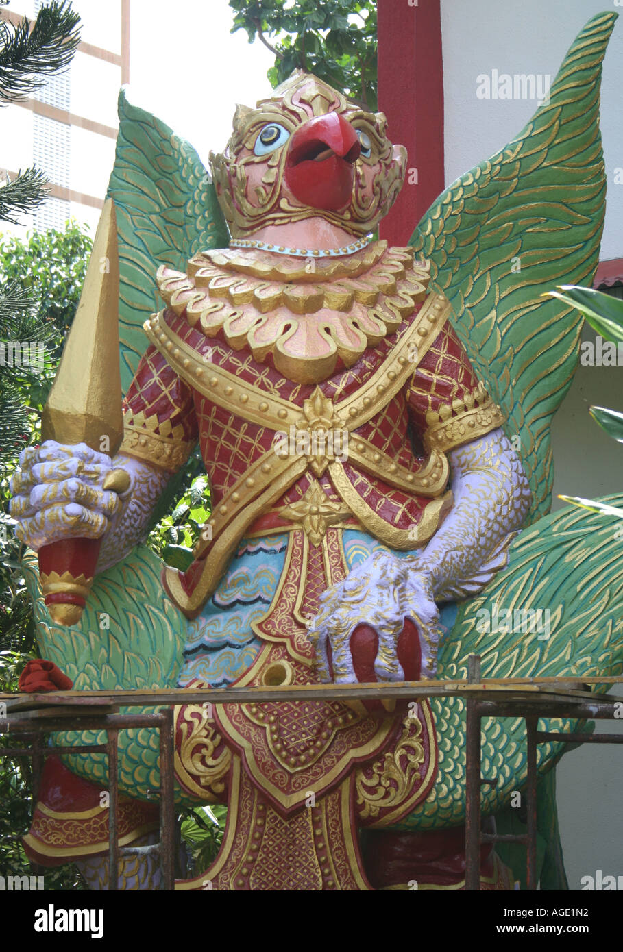 Guard of temple Stock Photo - Alamy