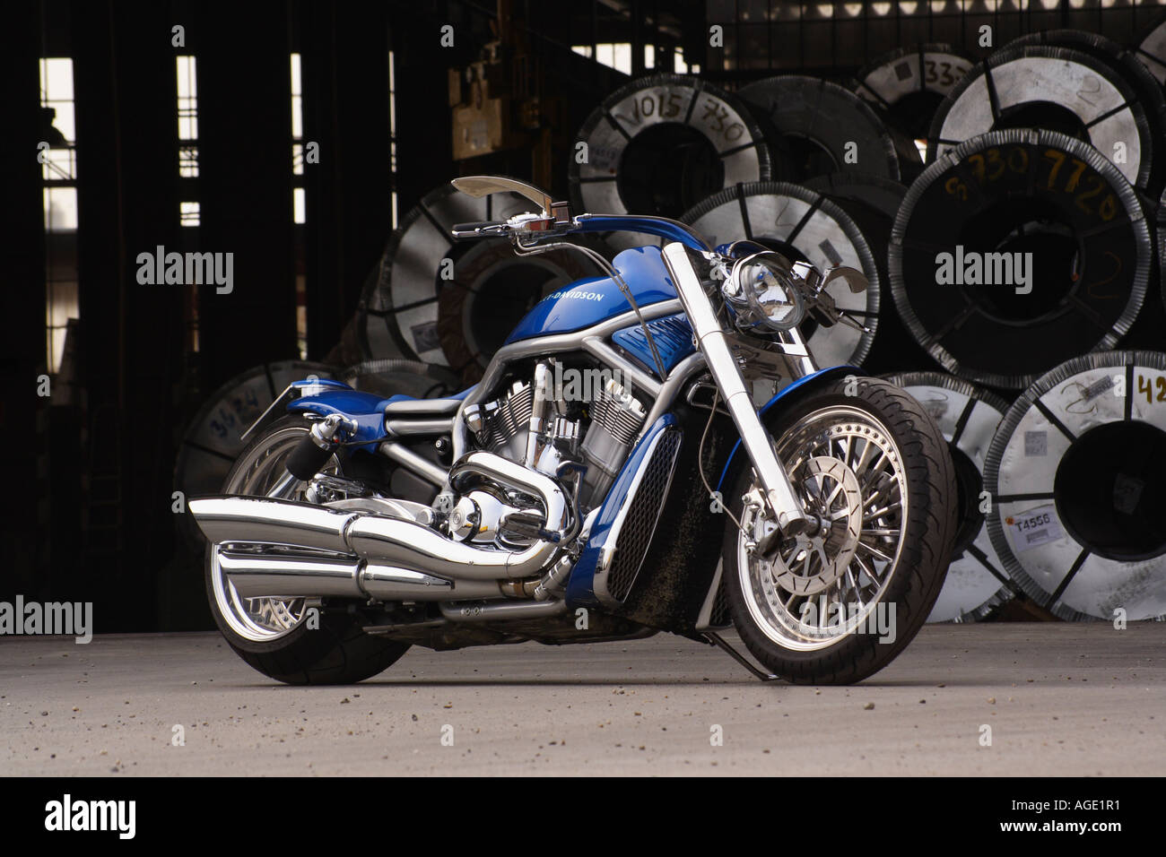 V rod revolution Stock Photo - Alamy