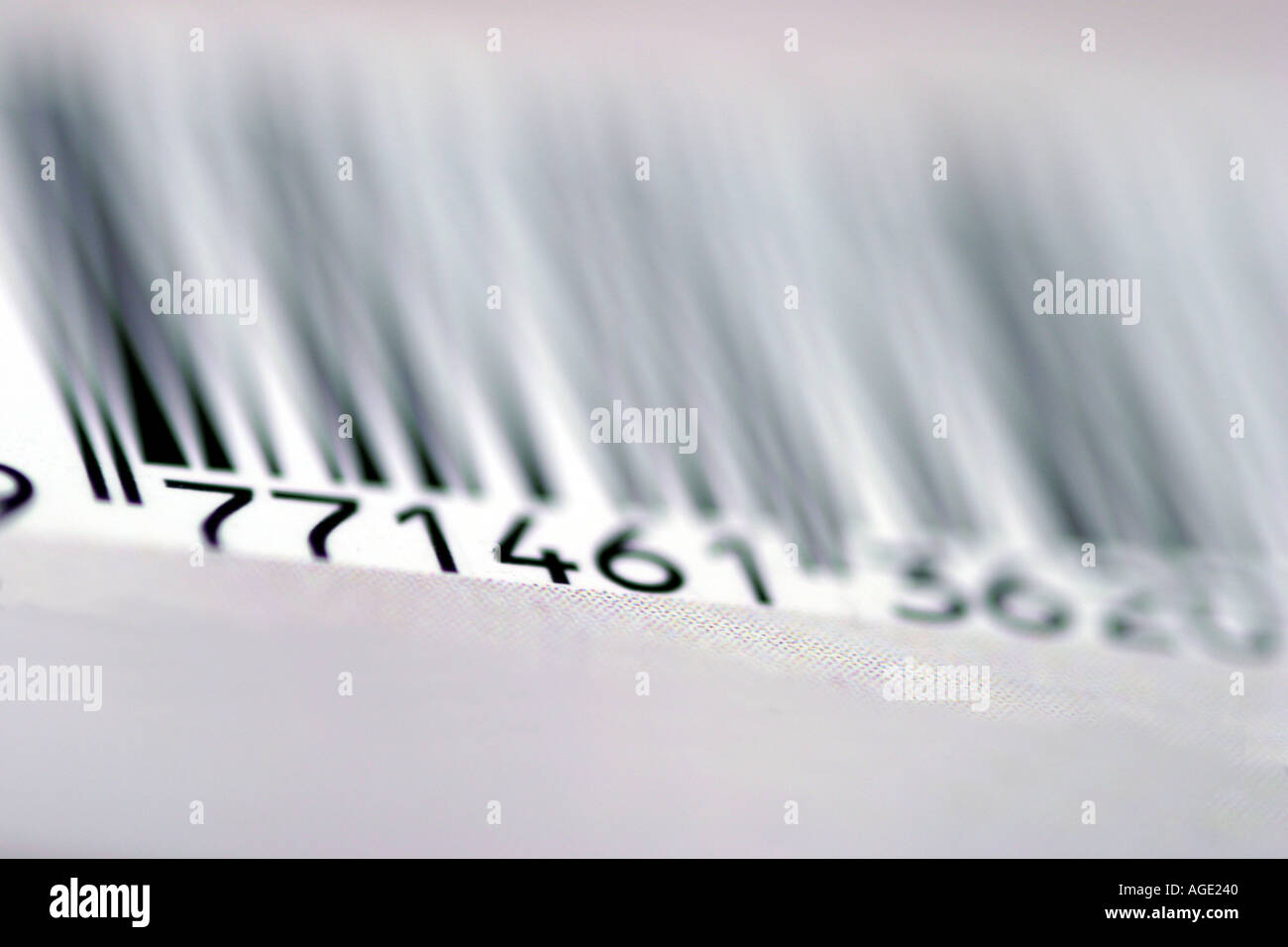 Close up of barcode label Stock Photo - Alamy