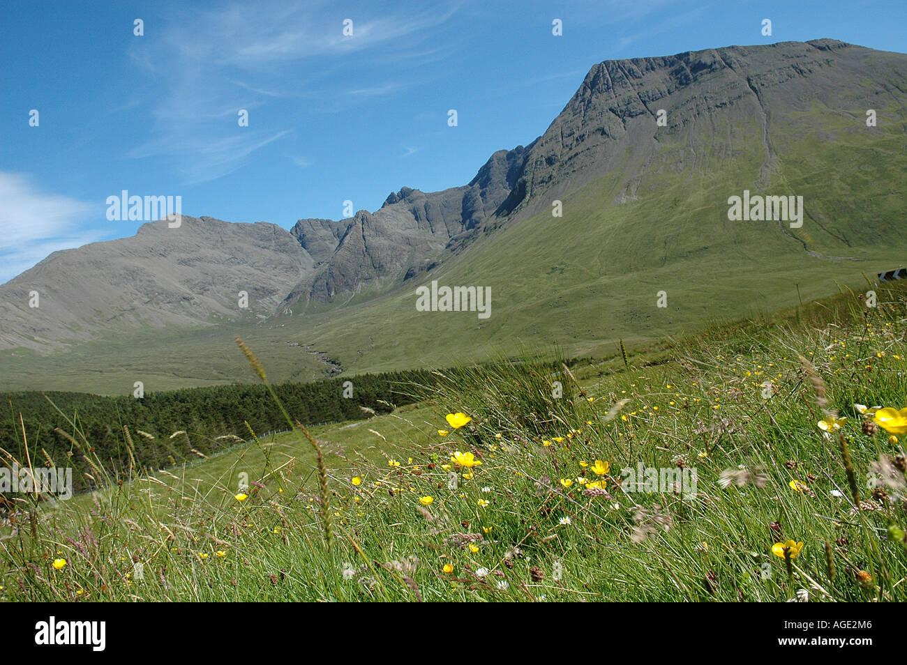 Cullin hills on Isle of Skye Stock Photo - Alamy