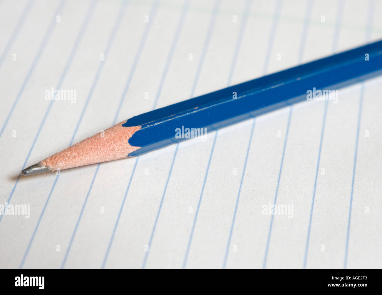 A pencil and paper Stock Photo - Alamy